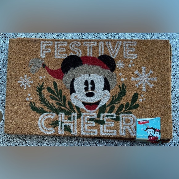 Disney | Holiday | Disney Christmas Mickey Mouse Outdoor Coir Mat ...